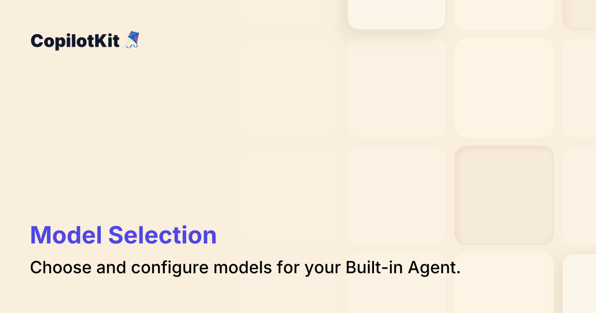 Model Selection